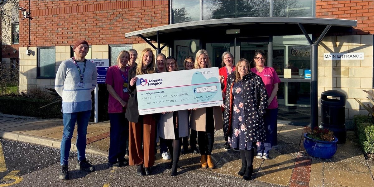 Banner Jones kickstarts year of community support for Ashgate Hospice ...